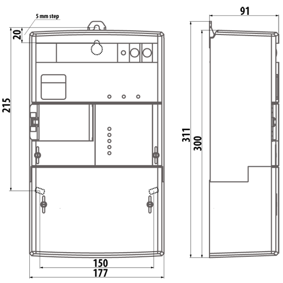 Трехфазные : Iskra MT880-T1-M с модулем CM-LTE-3